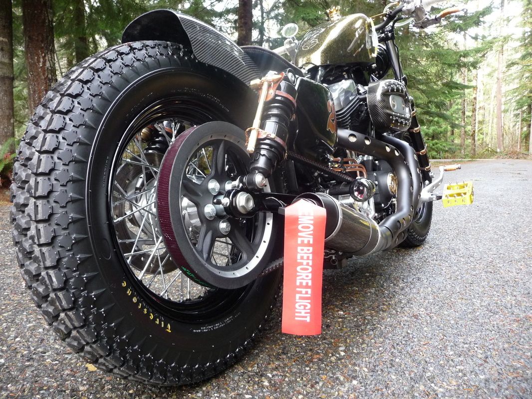 Widest Possible Front/Rear Tire On A Stock Sportster? | Harley Davidson ...