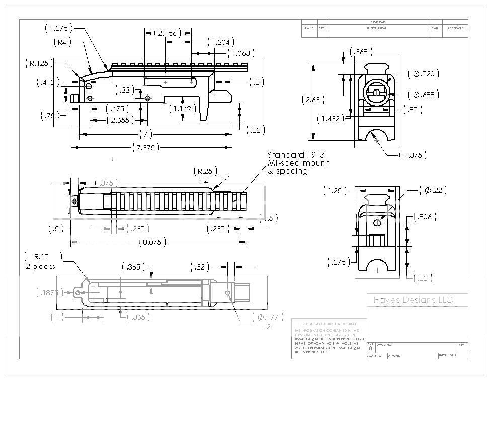 Looking for reciever plans/blueprints | Rimfire Central Firearm Forum