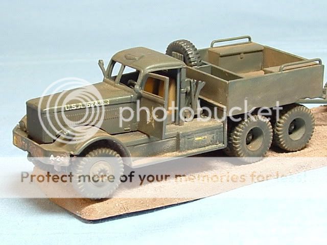 Revell Diamond T Tank Transporter & Sherman. - Work in Progress ...